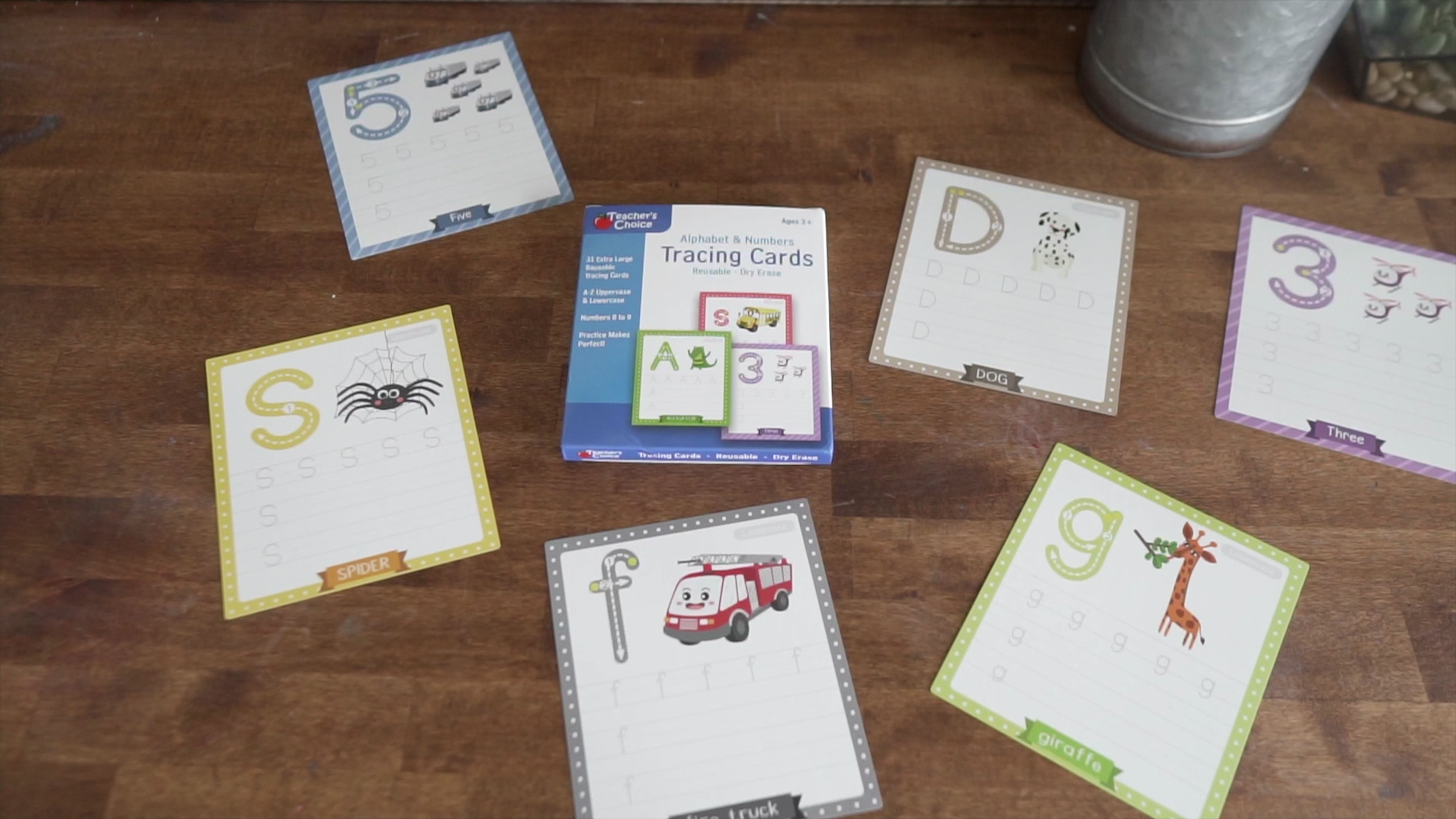 Reusable Dry Erase Alphabet & Number Tracing Cards - Learning to Write ...